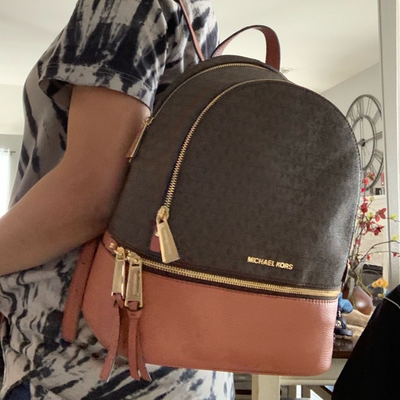 Michael Kors | Bags | New Mk Rhea Zip Medium Backpack | Poshmark